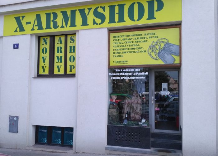 Army shop Praha 8 | Kamenná prodejna X-Armyshop